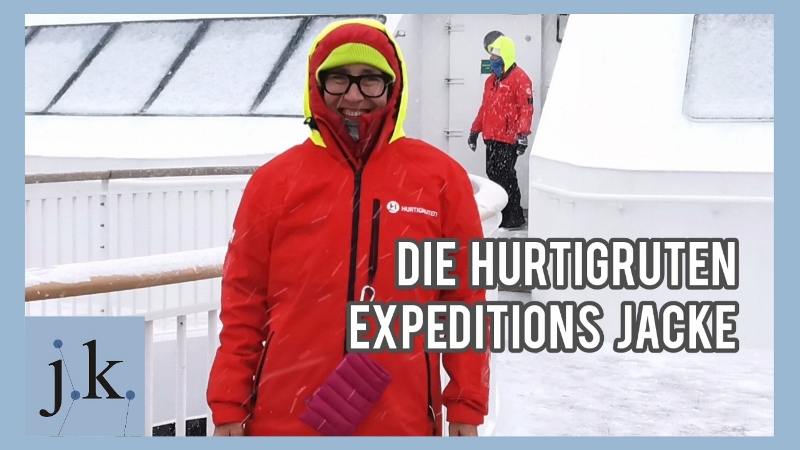 Die rote Hurtigruten Jacke - Jessica Kirsten